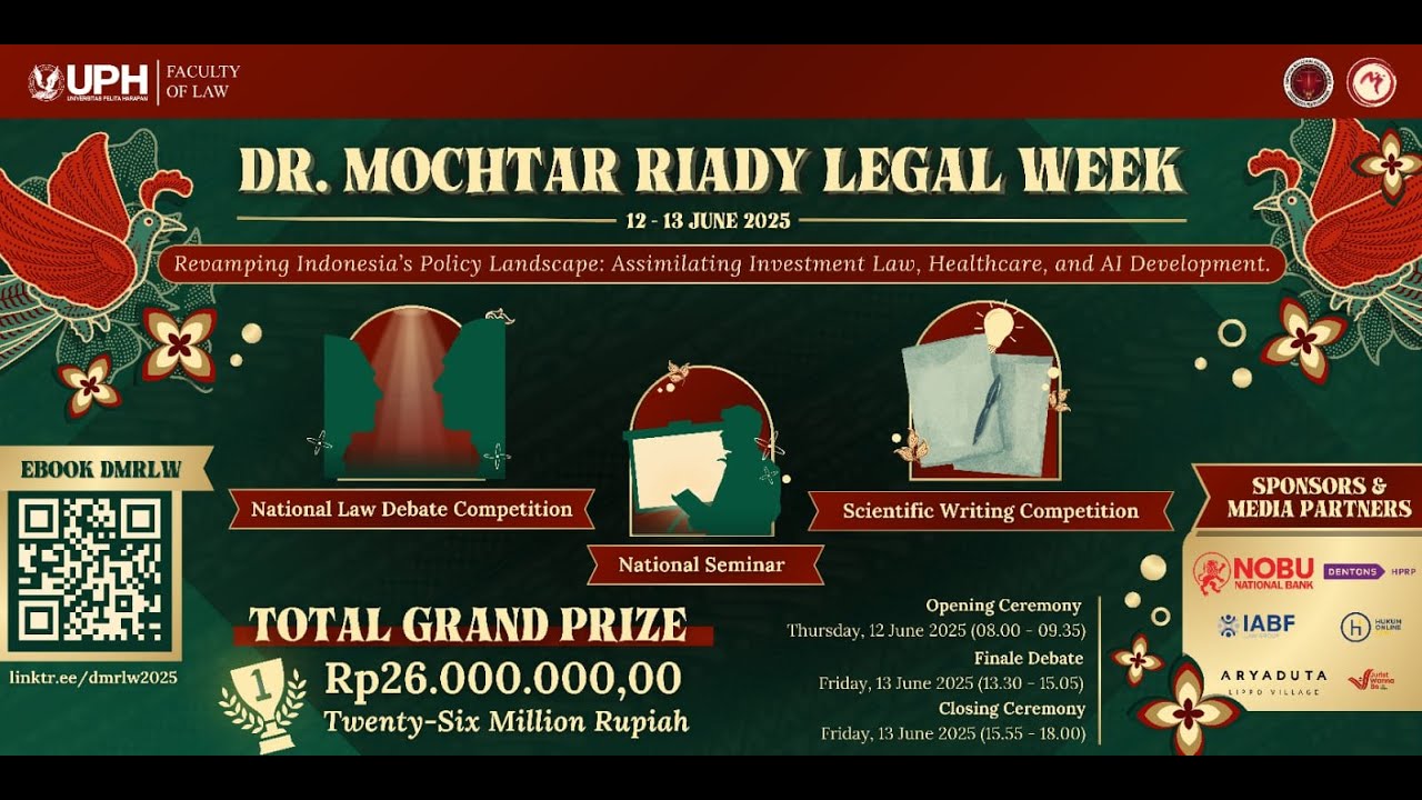 Dr. Mochtar Riady Legal Week 2025: Closing Ceremony - YouTube