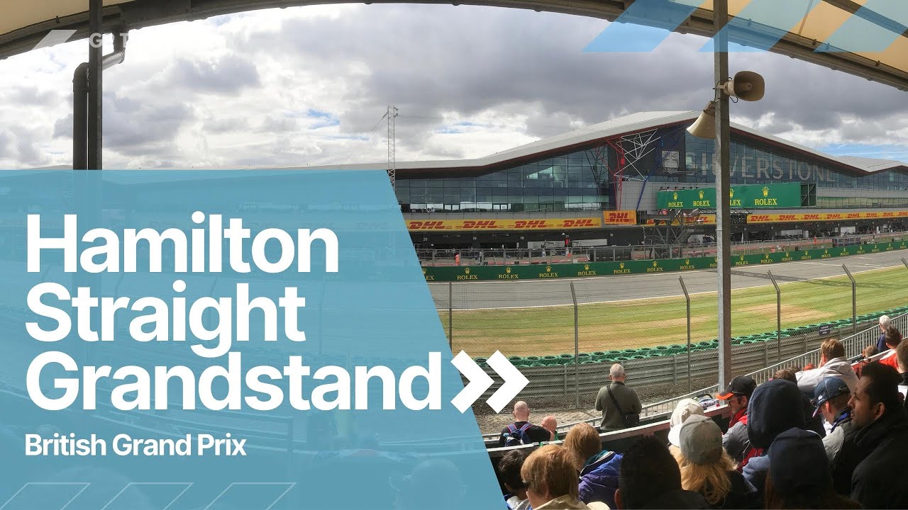 View from the Silverstone Hamilton Straight Grandstand (Main) at the ...