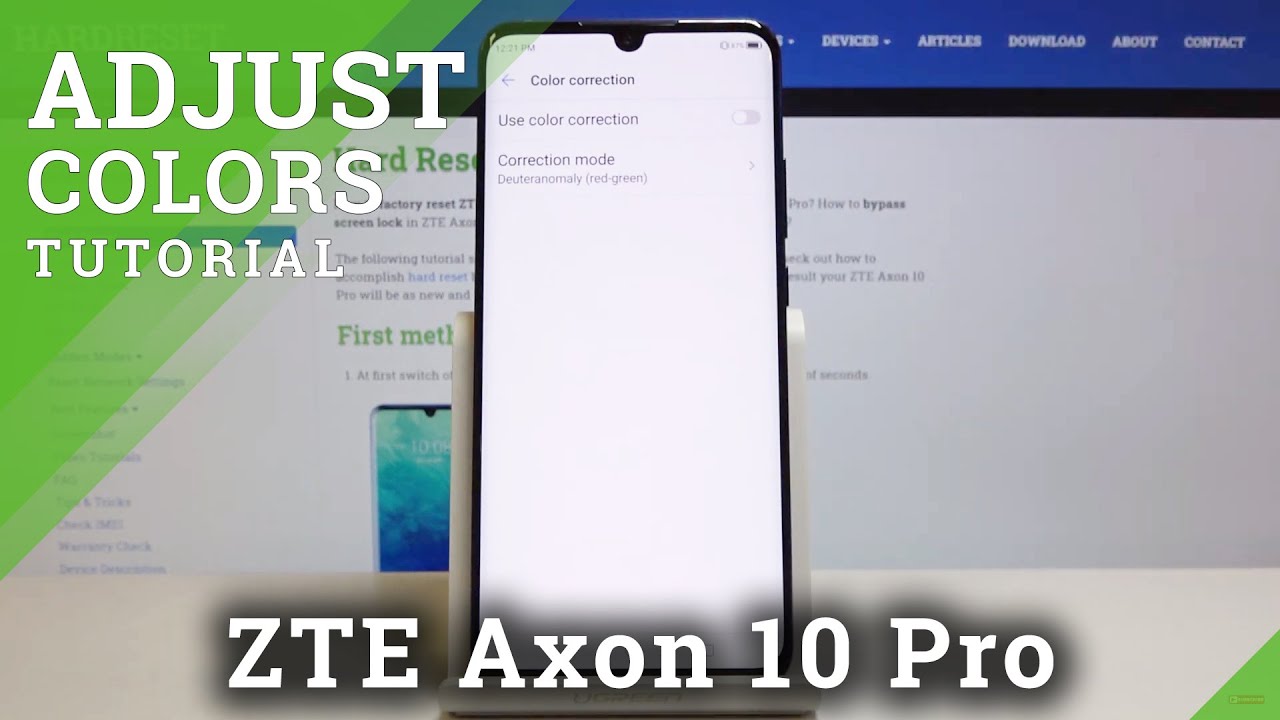 How to Enable Color Correction mode in ZTE Axon 10 Pro – Adjust Colors ...