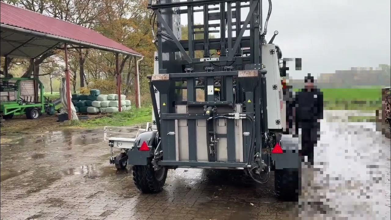 2019 Arcusin S1a Multipack C14 + plus Ballensammler Ballenpresse D14 - YouTube