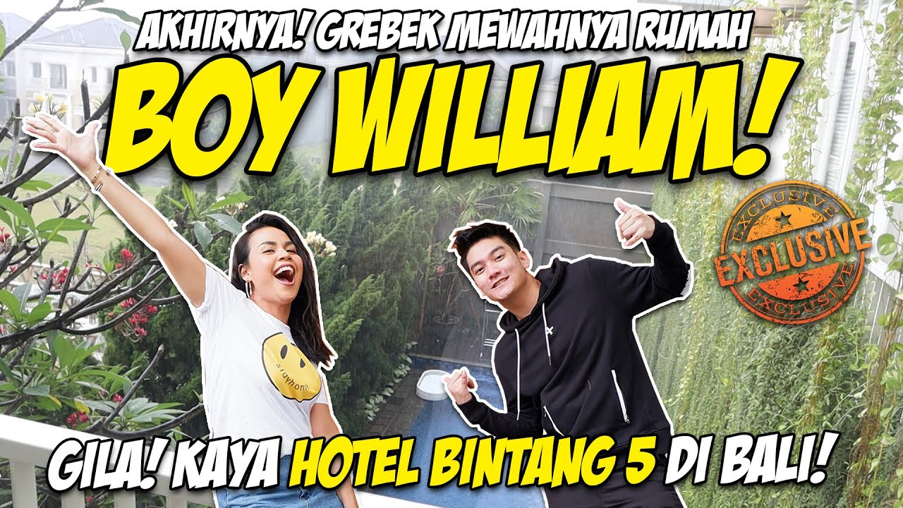 GILA! RUMAH BOY WILLIAM KAYA HOTEL BINTANG 5 DI BALI!MEWAH BGT😱 - YouTube
