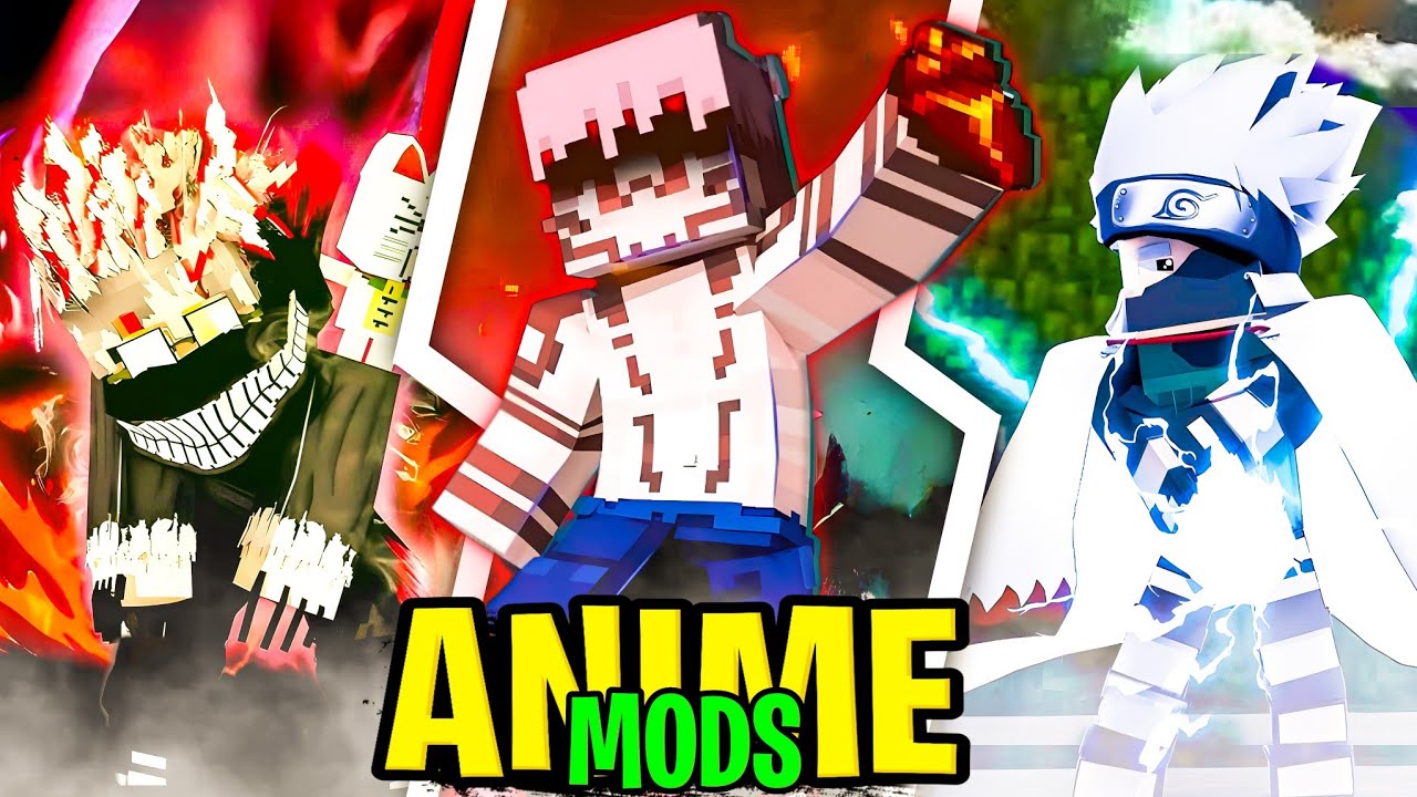 Top 3 MOST EPIC Anime Mods For Minecraft PE [1.21+] | Minecraft Anime ...