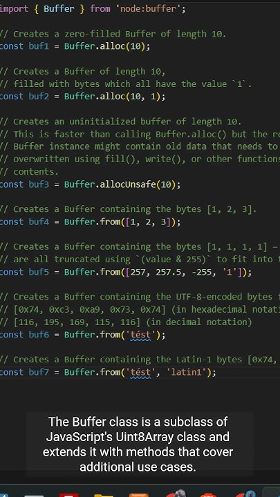 Node Buffer Module Shorts Youtubeshorts Shortsvideo Short Shortfeed Javascript Nodejs