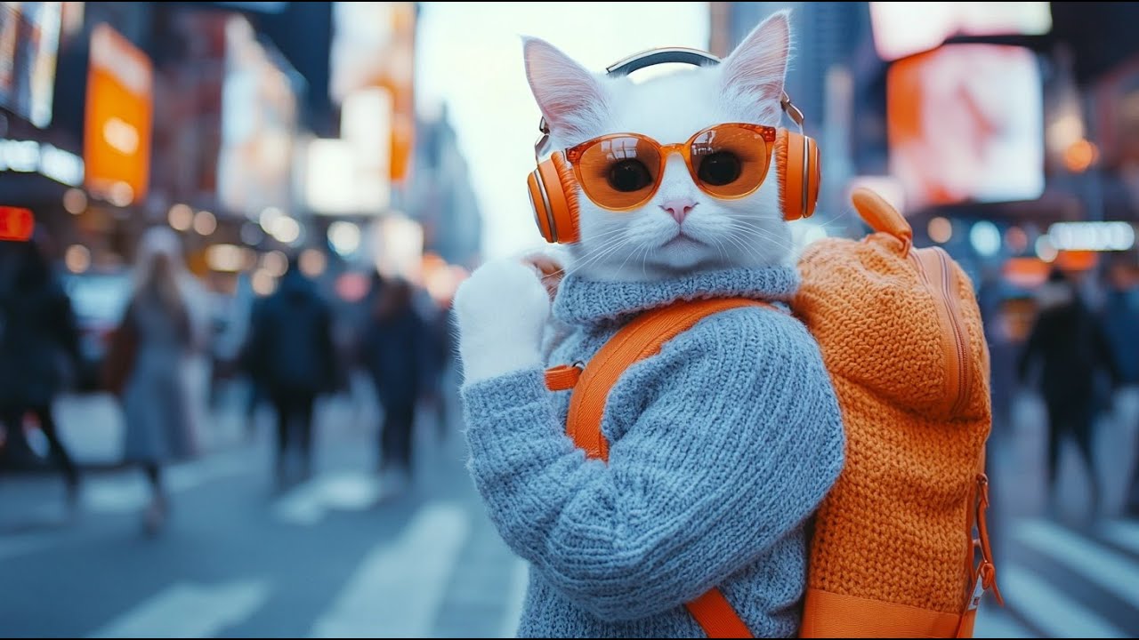 Catwalk: The Stylish Felines of Manhattan | Funny Cats Doing Human ...
