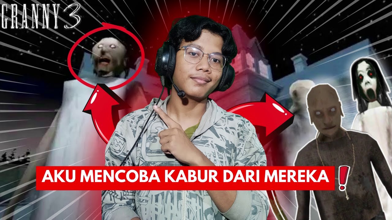 PAGI HARI BERSAMA NENEK - Granny 3 Indonesia - LIVE - YouTube