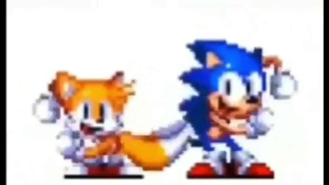 sonic and tails dancing to proto carnival night act 2 - YouTube