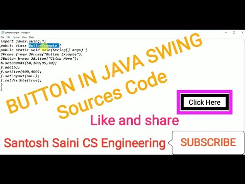 How to Button Class in JAVA AWT Sources Code with Output running ...
