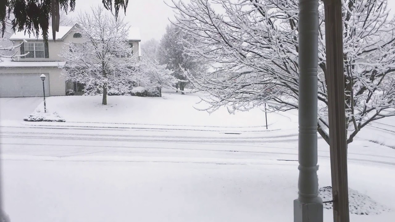 TIMELAPSE: Cinematic Snow Storm View - YouTube