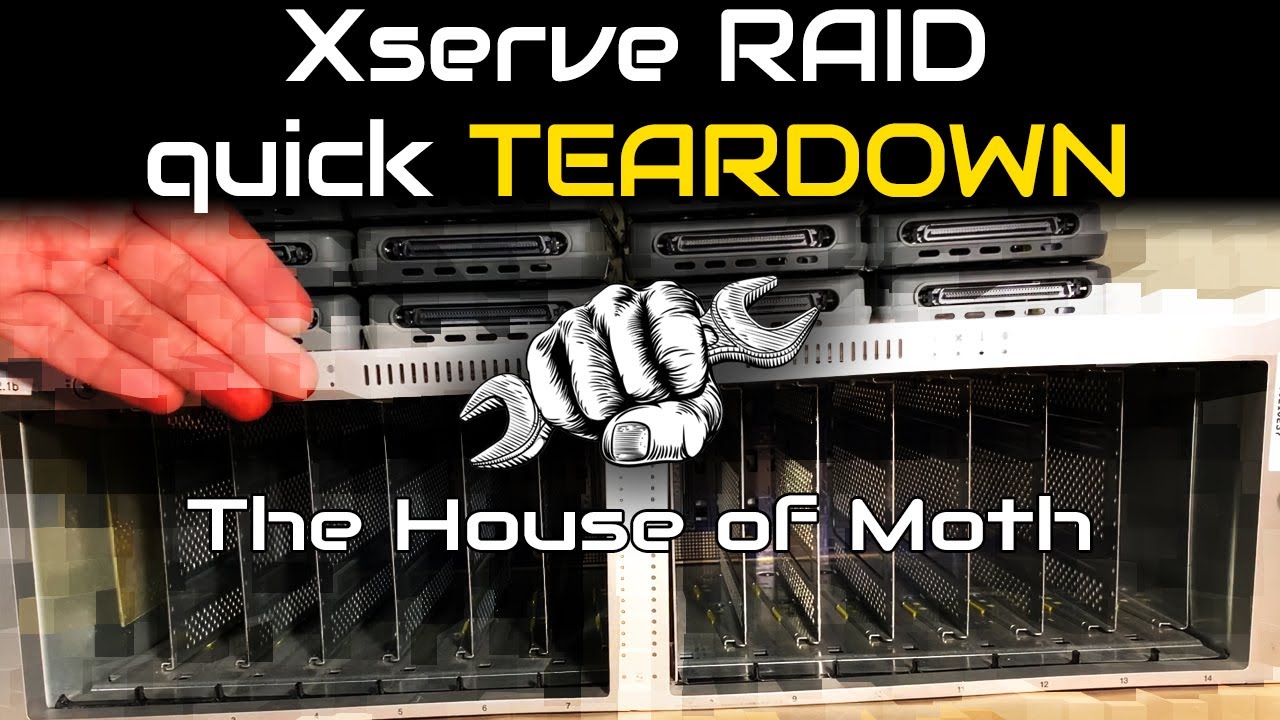 A quick teardown of the Xserve RAID - YouTube