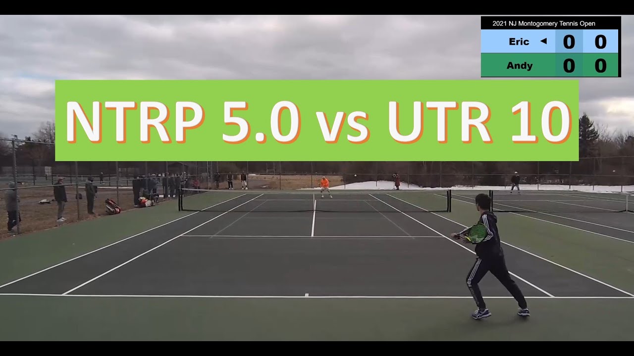 Men's NTRP 5.0 vs UTR 10 JR- 2021 NJ Montgomery Tennis Open Semi-Final ...