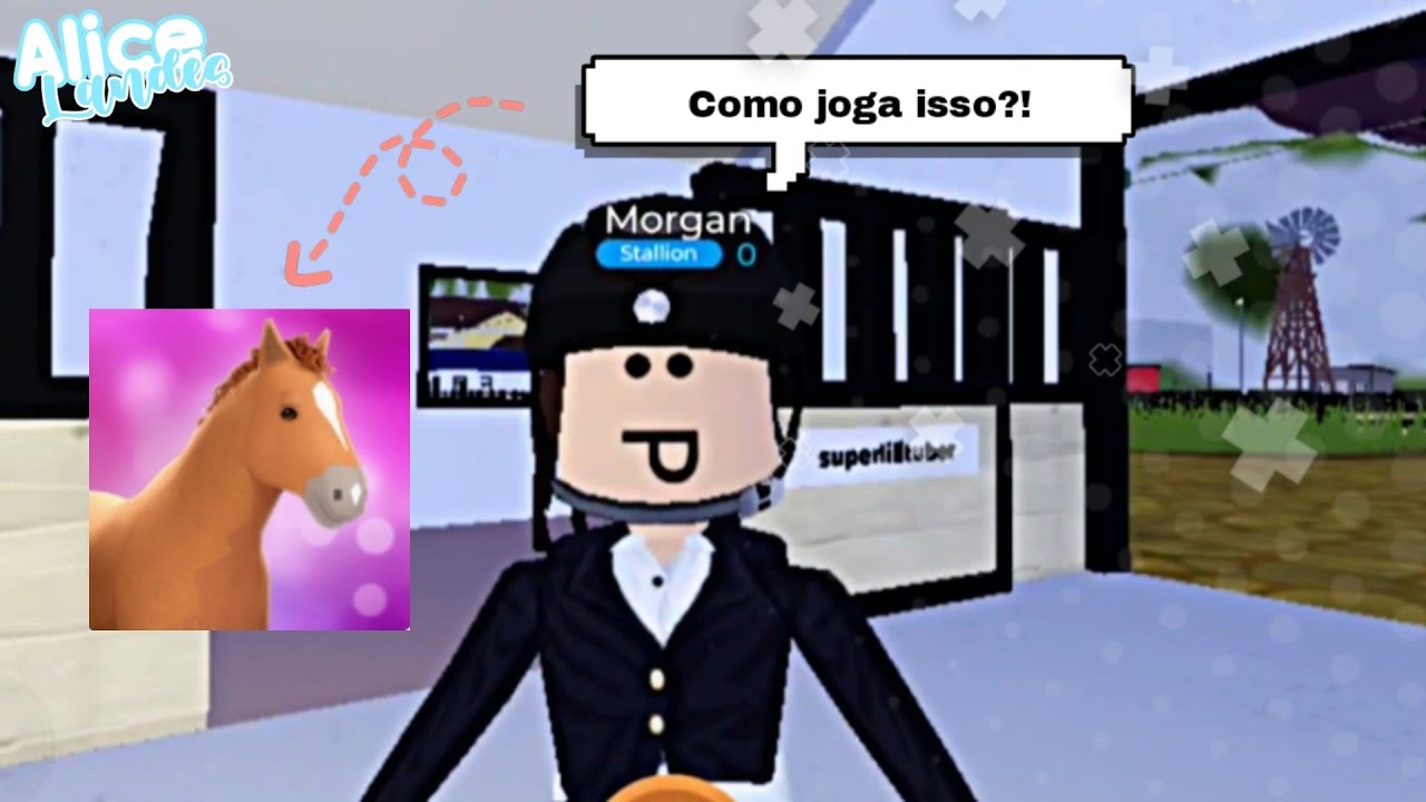 COMO JOGA ISSO?! Horsey Valley | Roblox | Alice Landes - YouTube