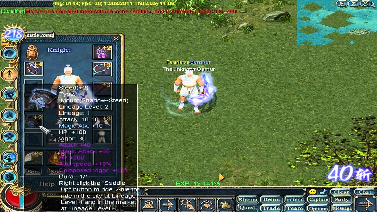 My Conquer Online 2.0 Account - Level 130 Archer - YouTube