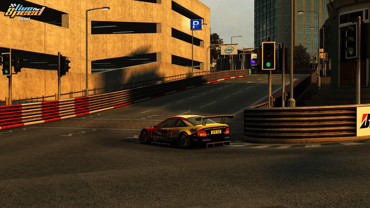 Live for Speed S3 Cars #13 - FXO GTR (FXR) on South City Town Course ...