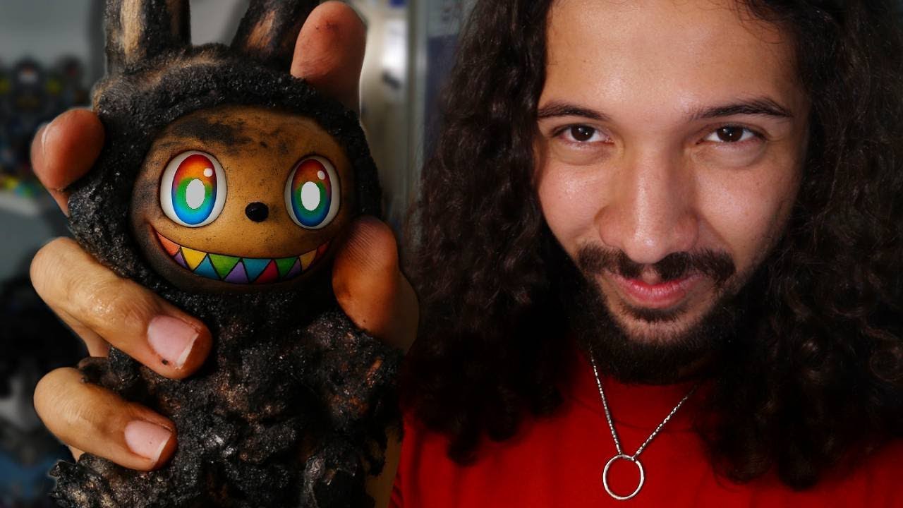 I Destroyed My Girlfriend's LABUBU | Popmart Unboxing - YouTube