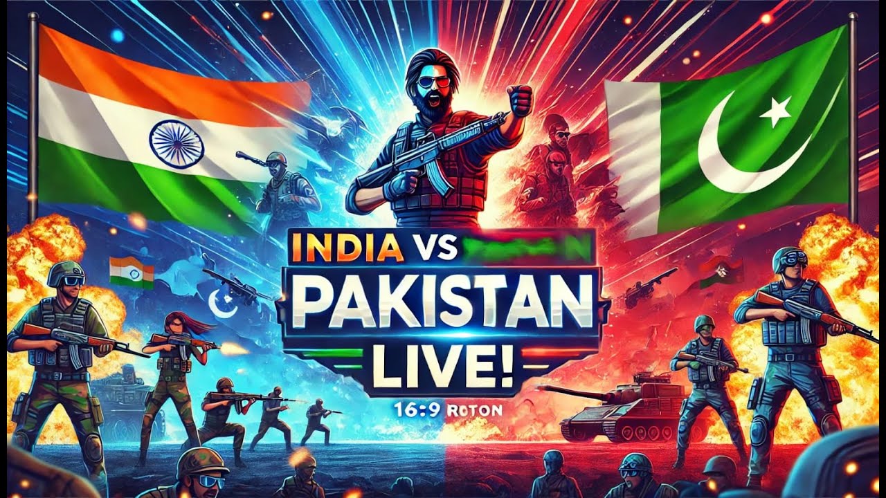 India vs Pakistan Battle Game LIVE! who will win Epic Showdown Begins 🎮 ...