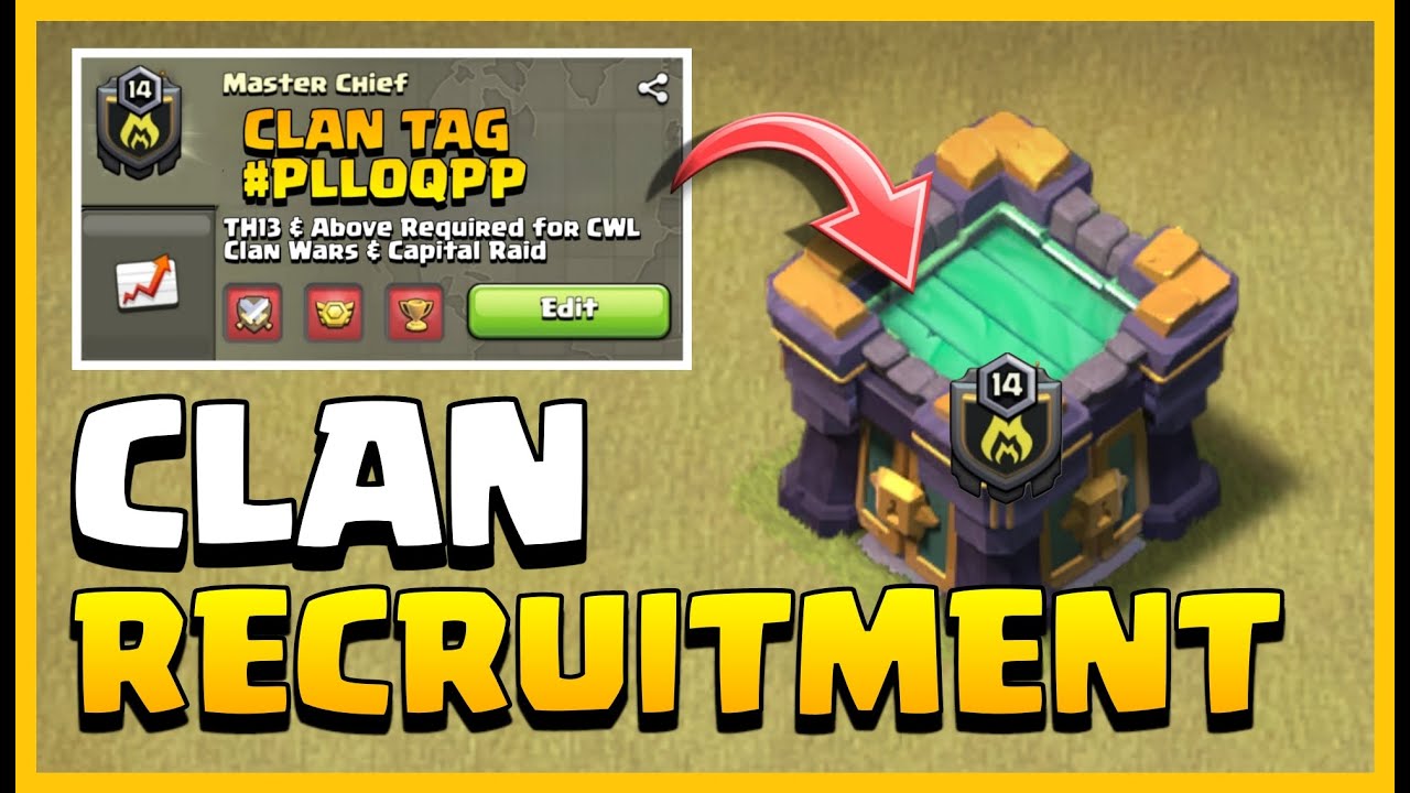 Clan Recruitment | Base Visit & Legend Hits | Clash of Clans Live - YouTube