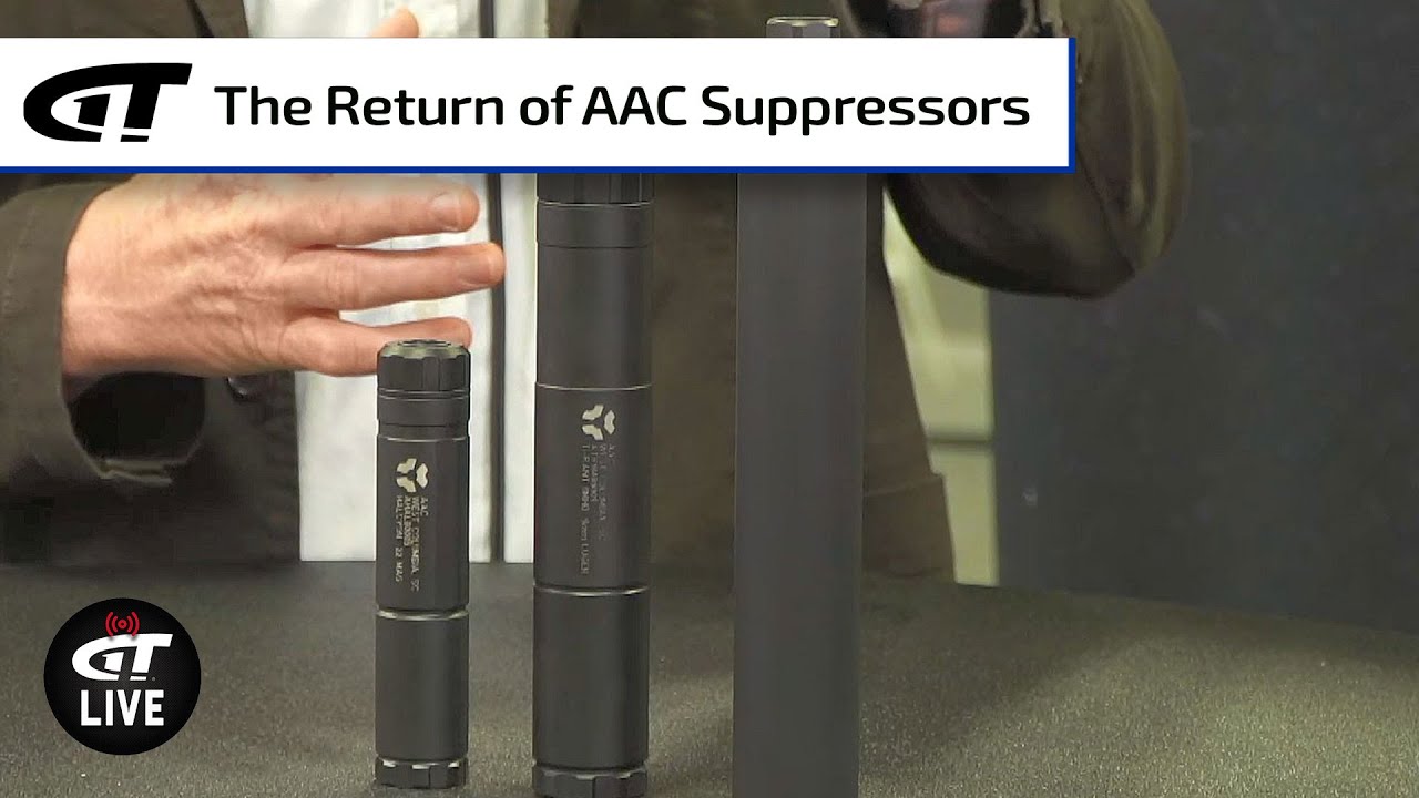 AAC Suppressors Are Back! - Live from the NASGW 2021 - YouTube