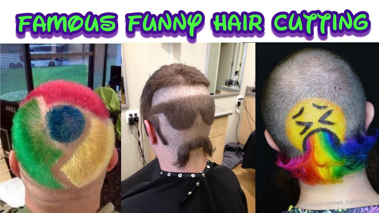 Famous funny hair cutting | Funny stylish hair cutting - YouTube