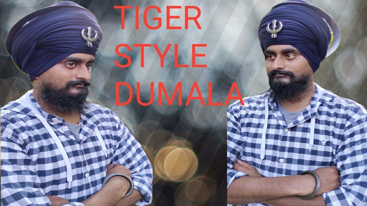 How to tie tiger style dumala sahib parfomans Kapil singh gur Fateh ...