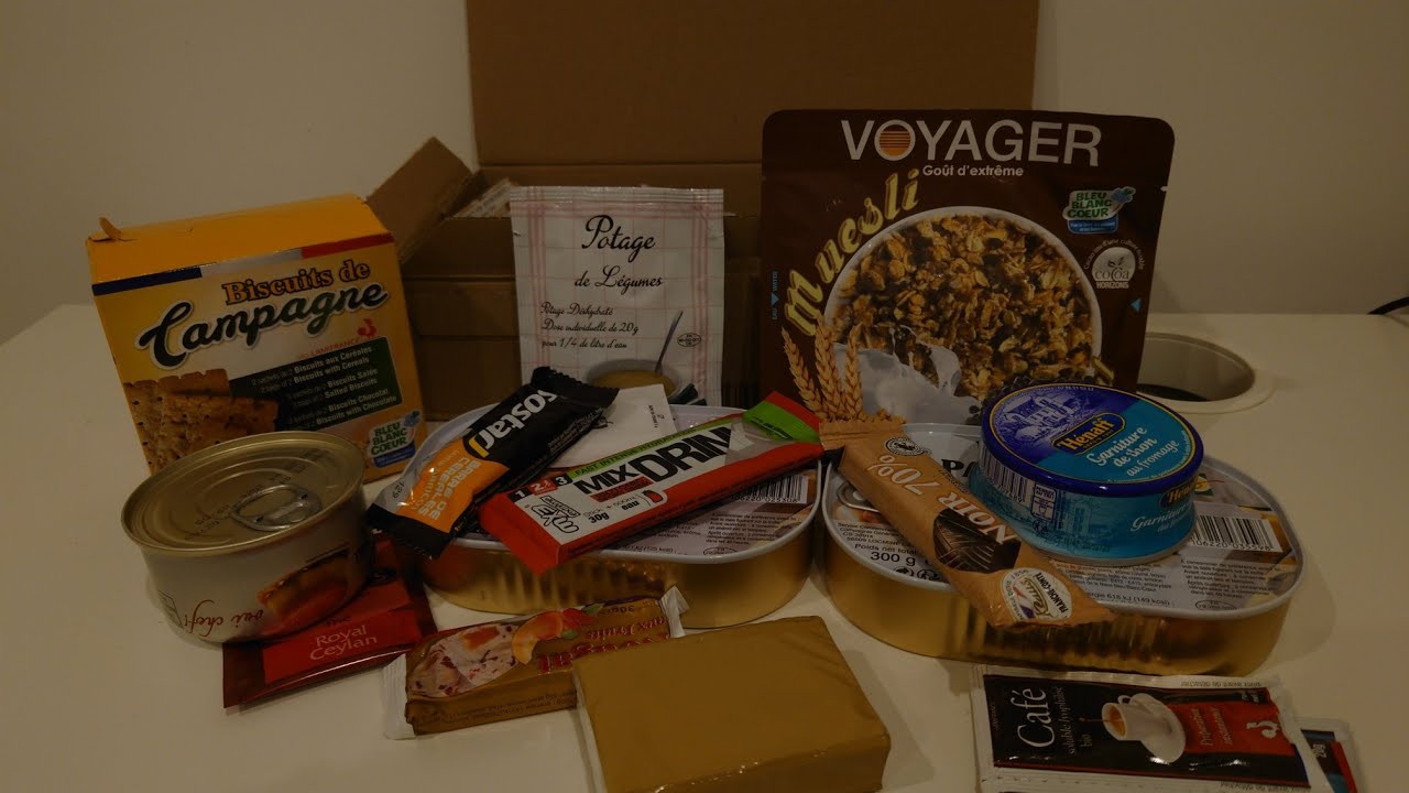 ASMR French MRE Combat Ration Opening - YouTube
