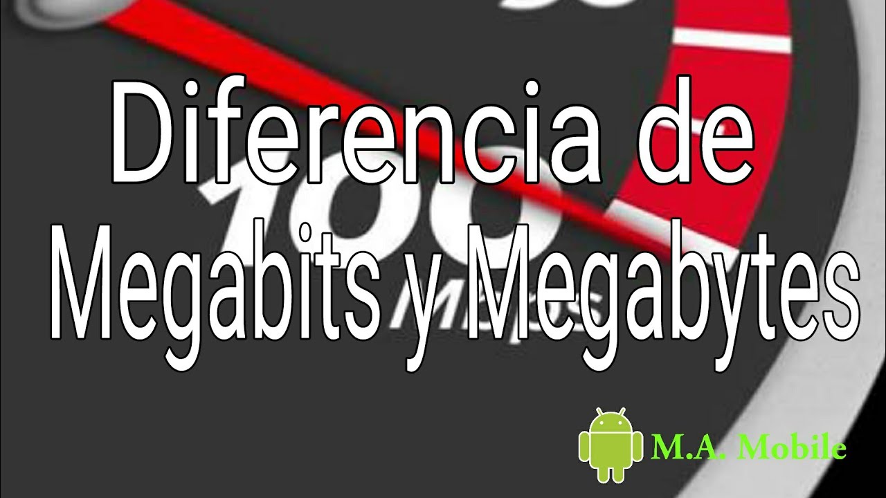 La Diferencia Entre Megabits Mbps Y Megabytes MB s YouTube