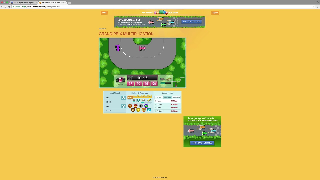 Being a Savage On Multiplication Grand Prix (Some Times UNDER 47 ...