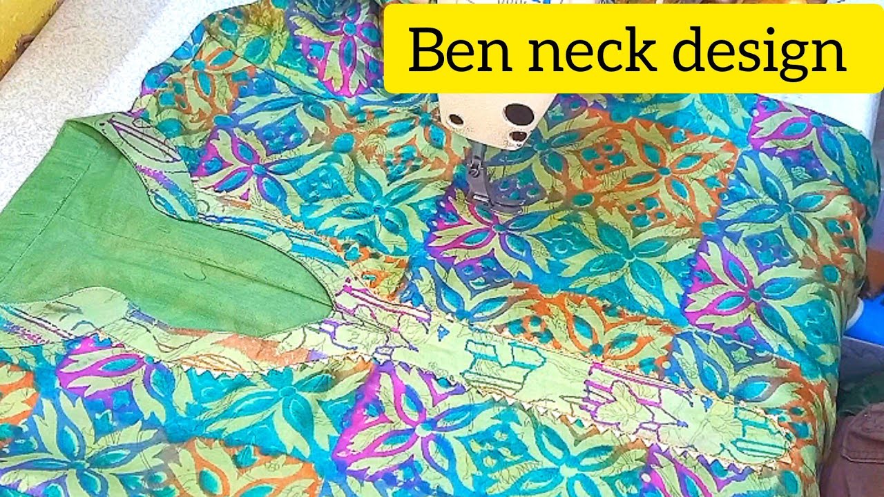 beautiful Ben neck design/Ben Patti design with less - YouTube