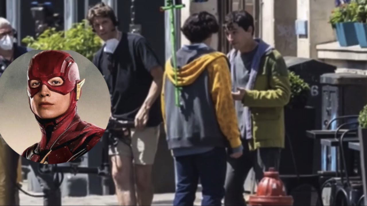The Flash Set photos Batcave revealed!!! - YouTube