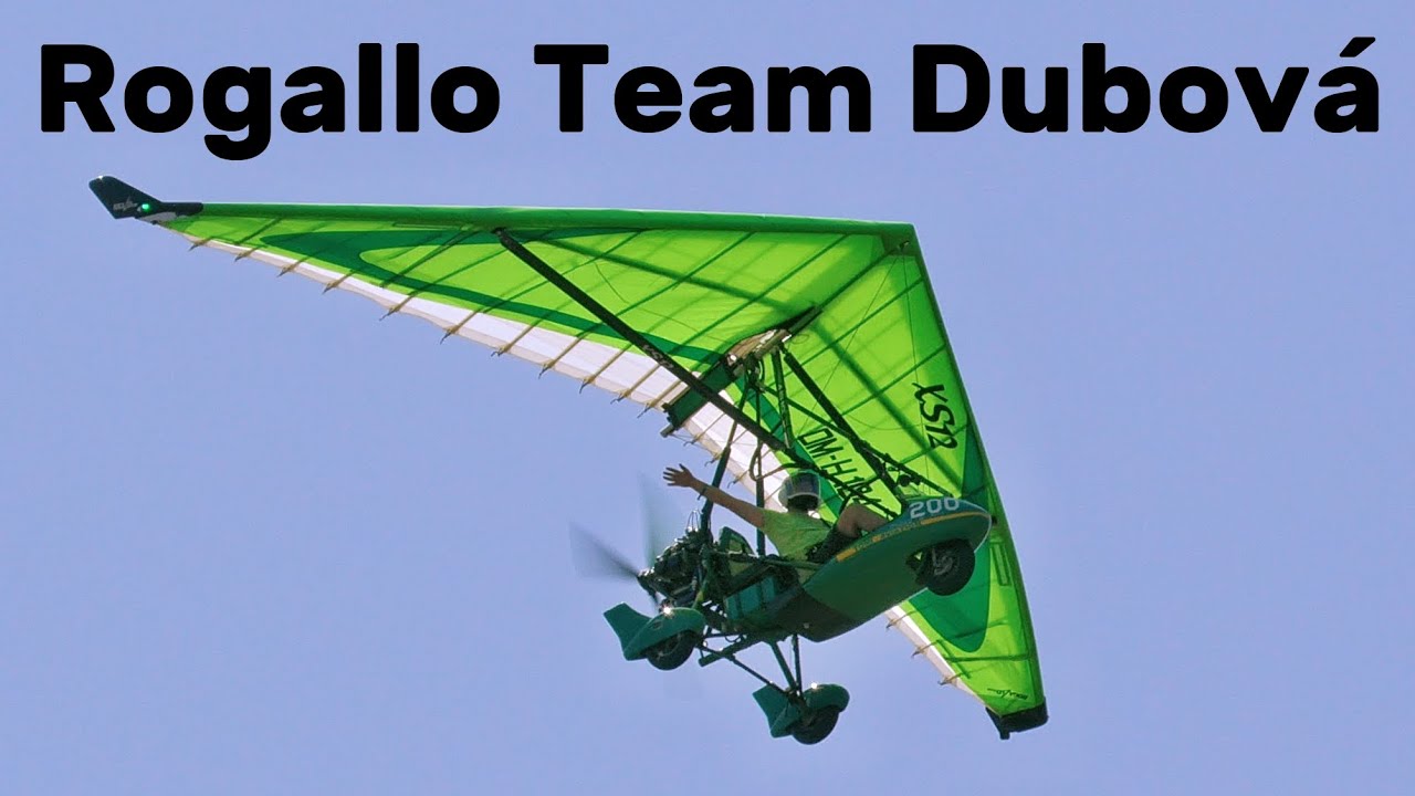 Rogallo Team Dubová | 4x ROGALLO powered hang gliders | 4K | Festival ...