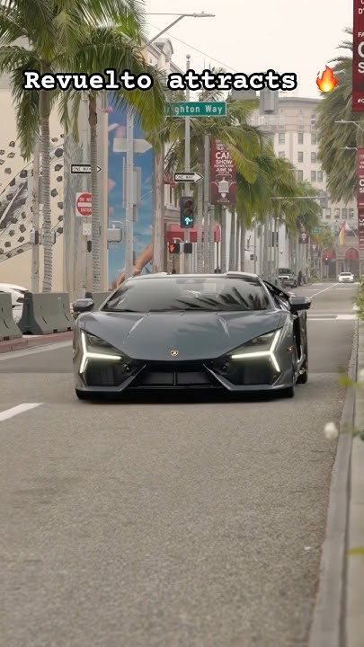 Lamborghini Revuelto Turns Heads on Road Exotic Supercar Flex! # ...
