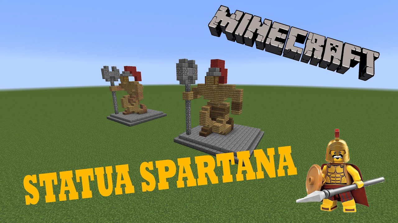 Come costruire una statua in minecraft 2 [SPARTAN EDITION] - YouTube
