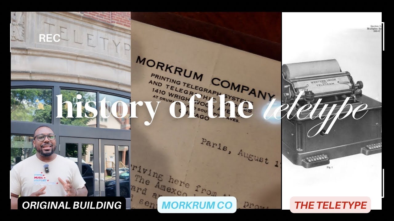 History of The Teletype - Joy Morton, AT&T, and Morkrum - YouTube