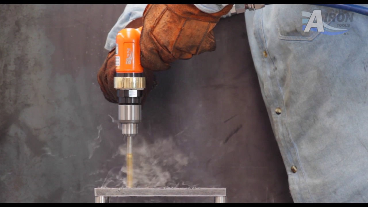 Barrenado de Placa con Taladro neumático - YouTube