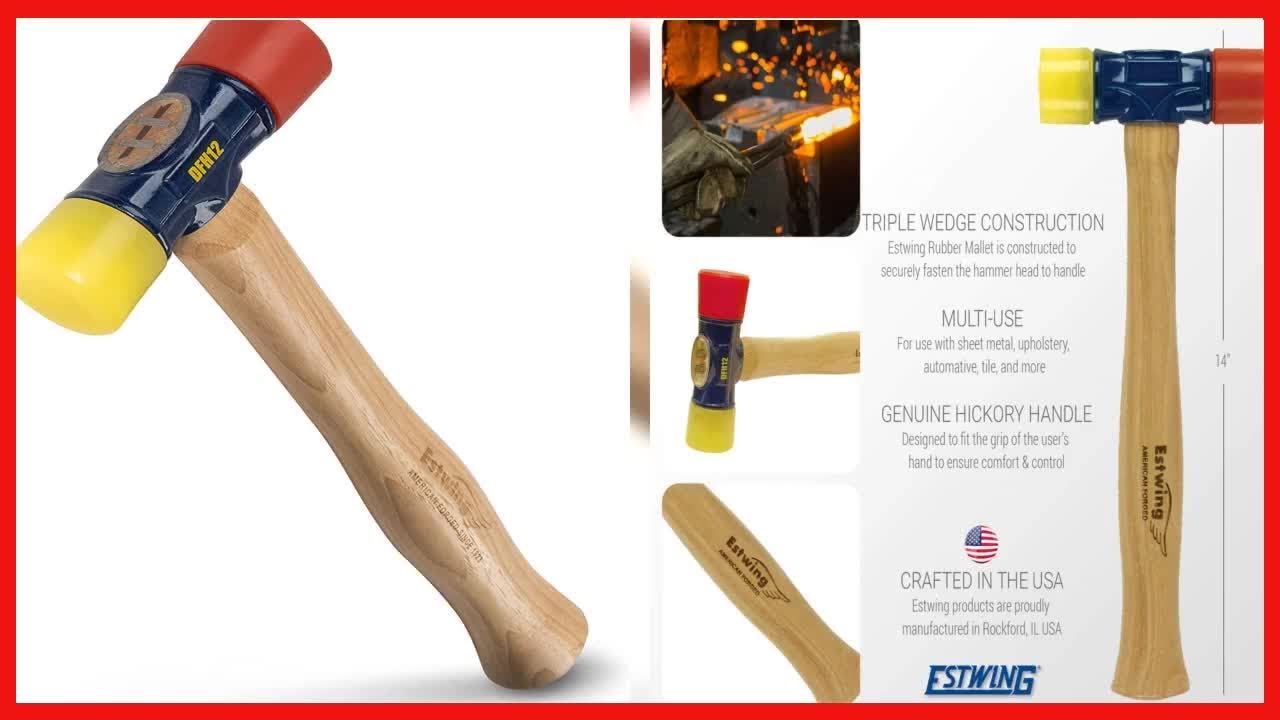 Great product - Estwing - DFH-12 Rubber Mallet - 12 oz Double-Face ...