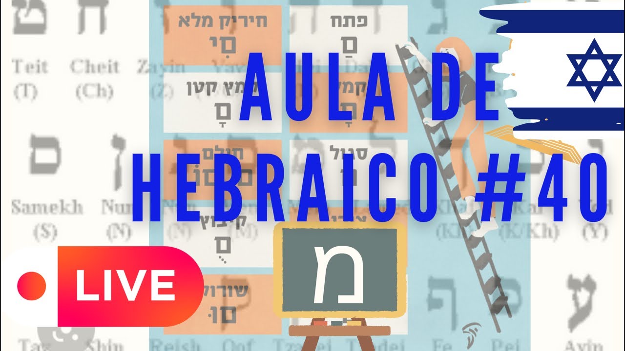 AULA DE HEBRAICO #40 | Frases Verbos Preposições Hebraico Moderno | Ao ...