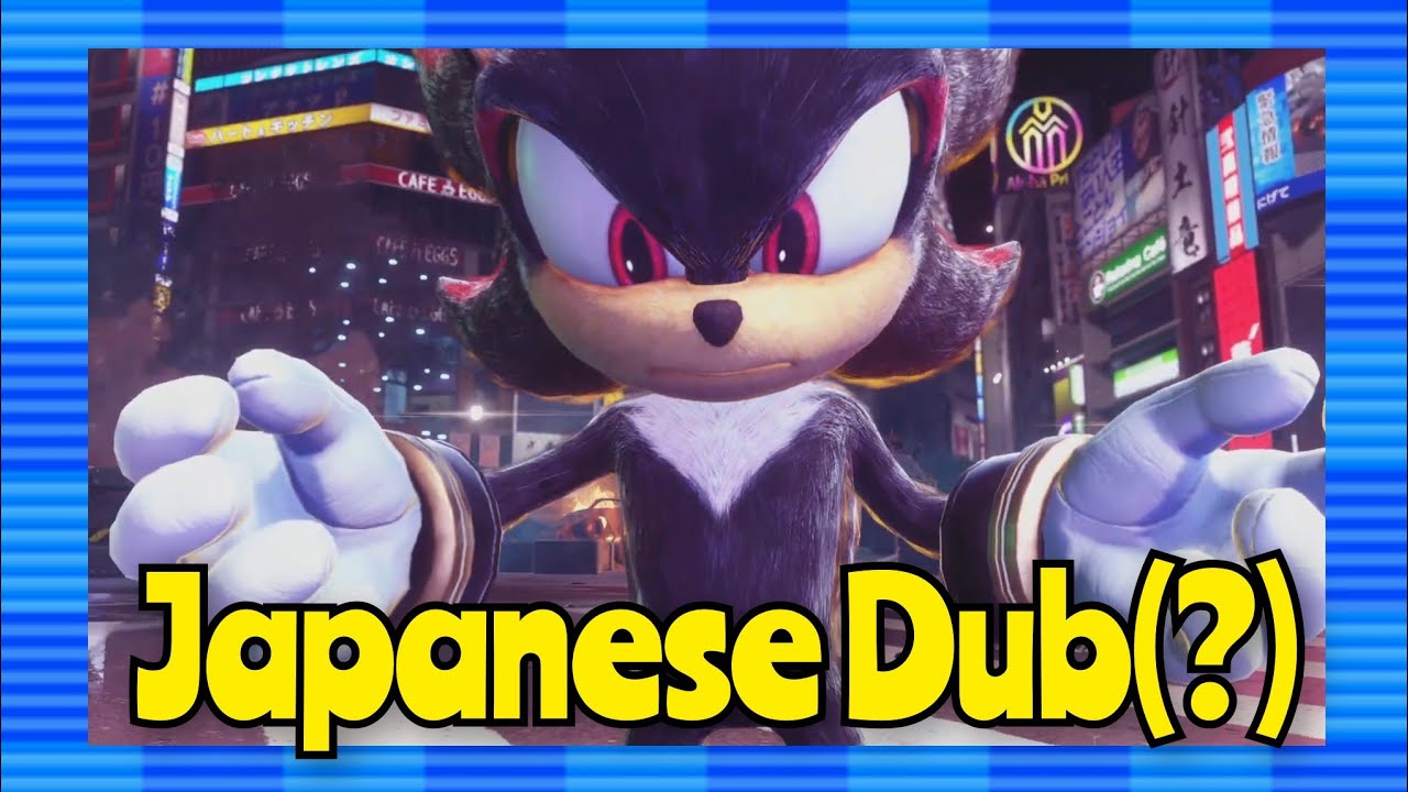 What happens when you set the Sonic 3 Movie DLC to Japanese? - YouTube
