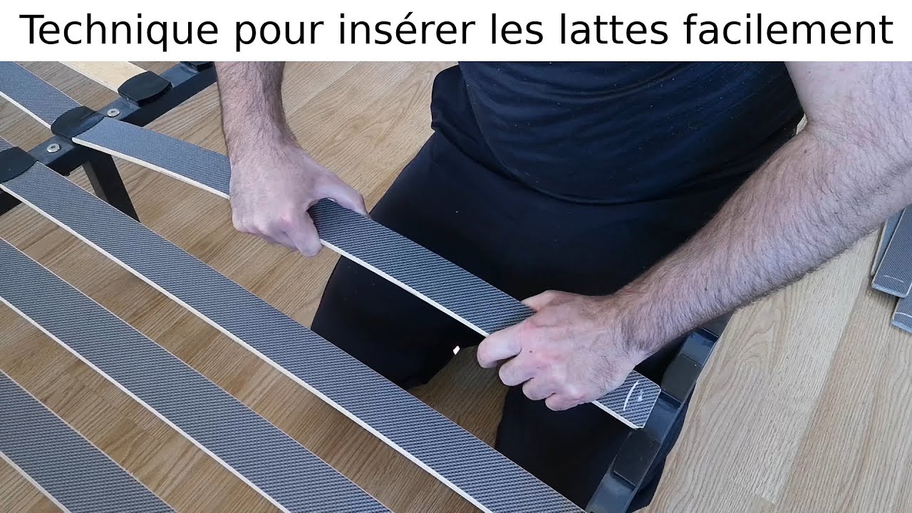 Comment insérer les lattes en bois d'un lit sans démonter cabochons ...