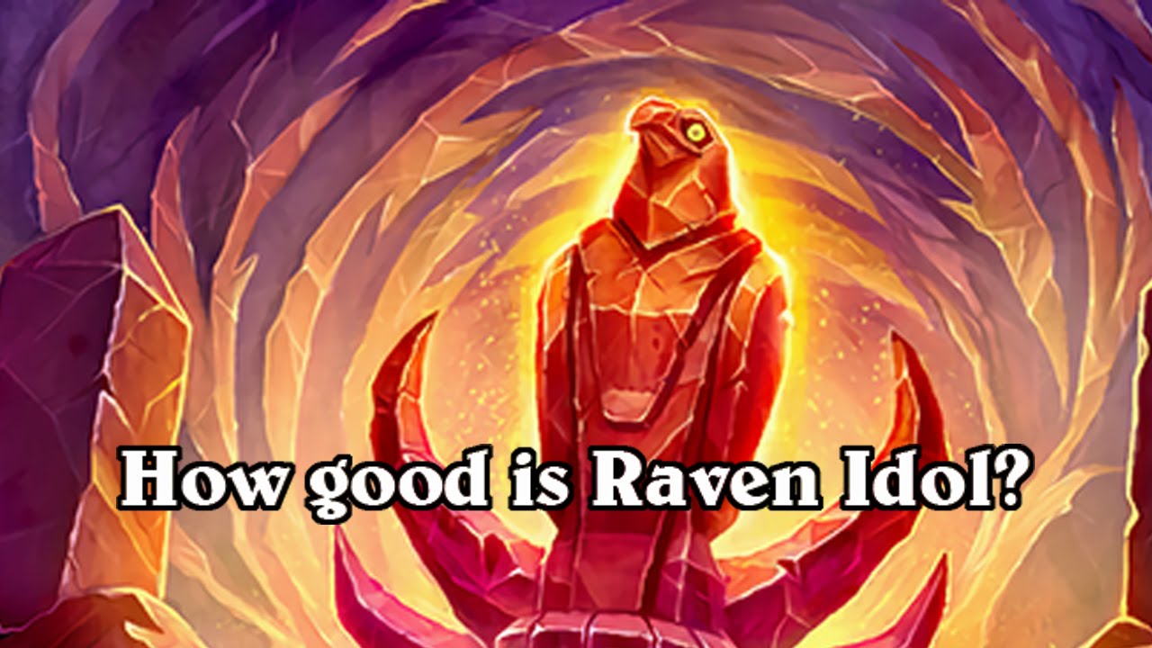 hearthstone how good is raven idol? League of explorers expansion - YouTube