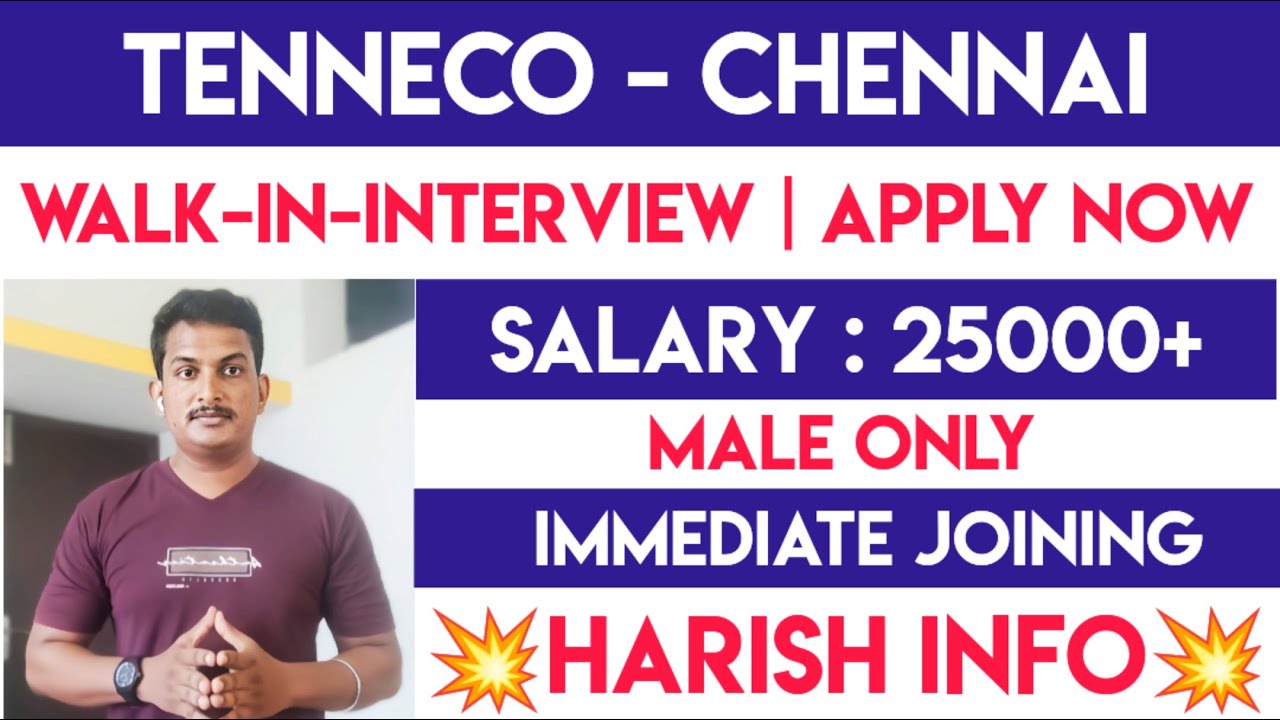 Tenneco நிறுவனத்தின் வேலைவாய்ப்புகள் 2023💥 Tamilnadu Jobs Today ...