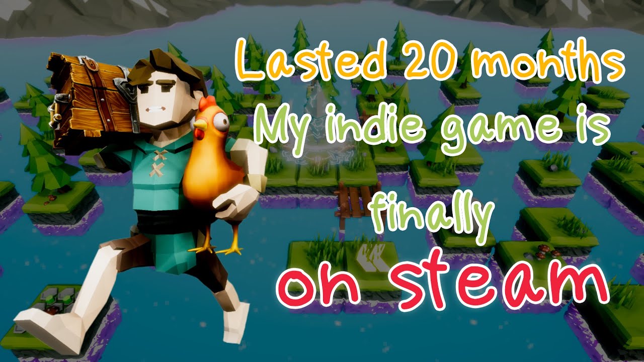 After a year and a half, my indie game is finally on Steam! - YouTube