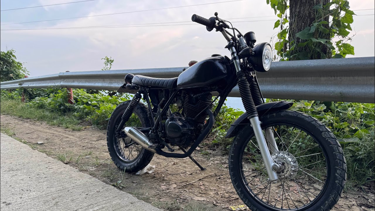 Test Drive Honda TMX, Cafe Racer. #restoration #hondamotorcycles - YouTube