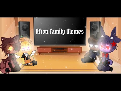 || FNaF 1 reacts to Afton Family memes || Gacha Club ||