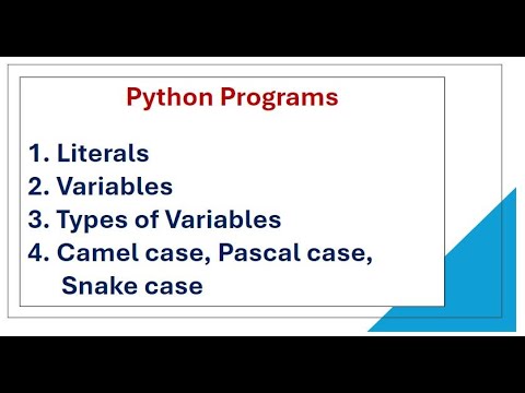 Python Tutorial | Variables - YouTube