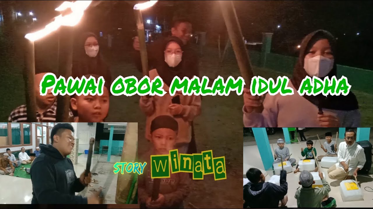 Malam takbiran Idul Adha 1443H di Tobasari - YouTube