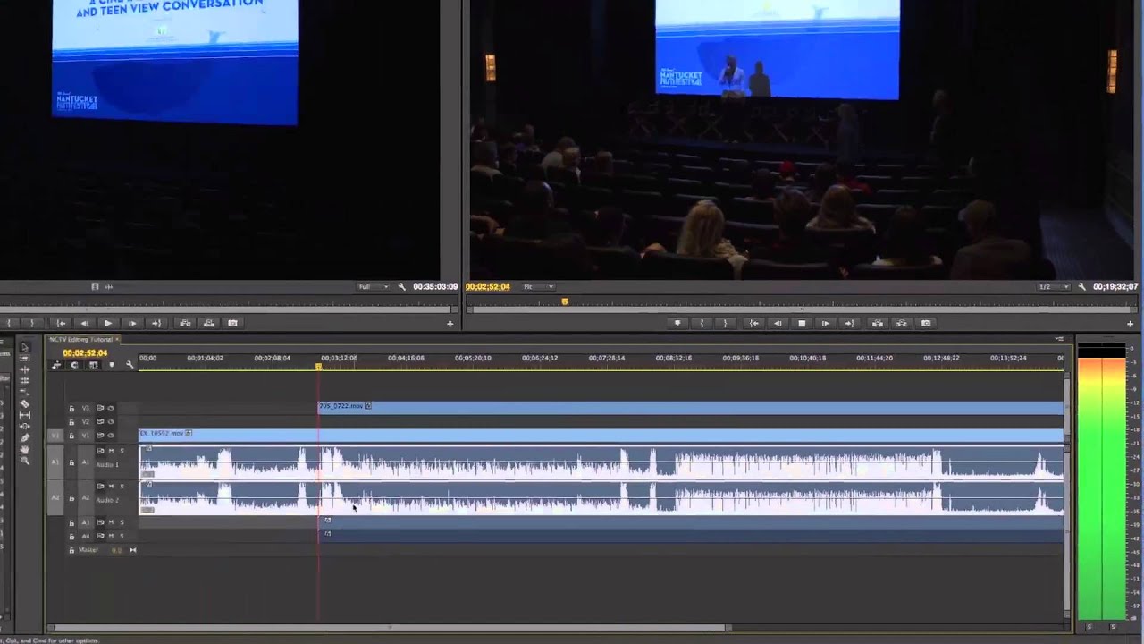 Adobe Premiere Pro CC - Editing 101: Basic Audio (Part 3) - YouTube