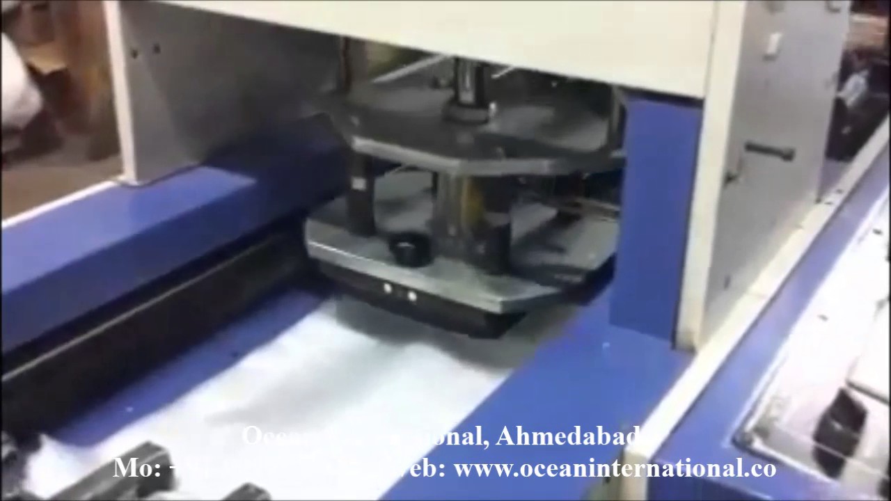 Plastic Bag Cutting Machine - YouTube