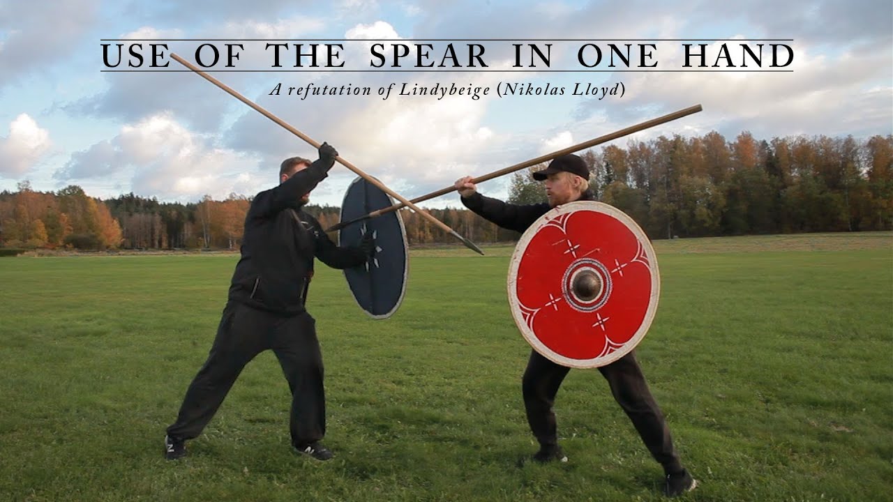 Use of the spear in one hand – A refutation of Lindybeige - YouTube