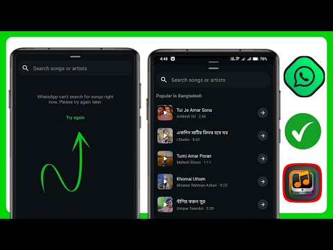Исправление WhatsApp не может искать песни прямо сейчас.