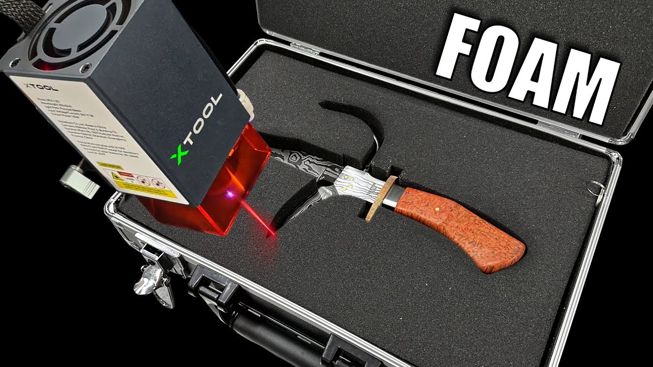 Make Perfect Foam Inlays With A Consumer Grade Laser | XTOOL Diode ...