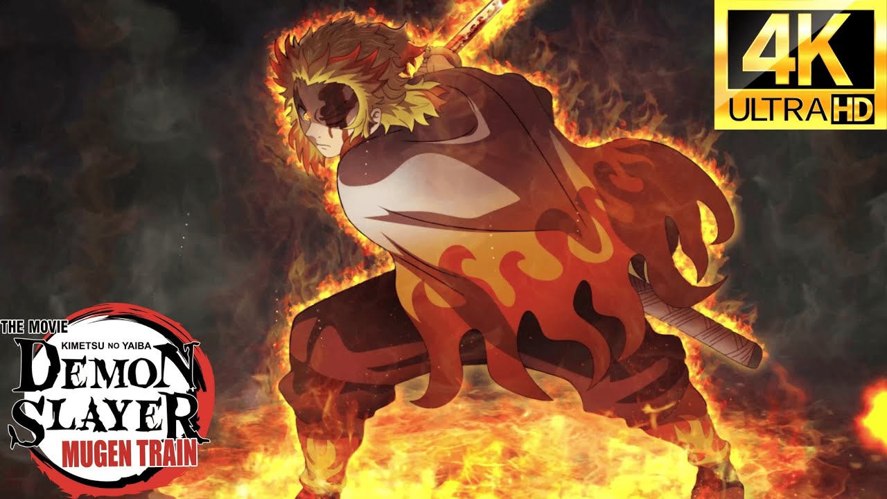 Rengoku set your heart ablaze scene - YouTube